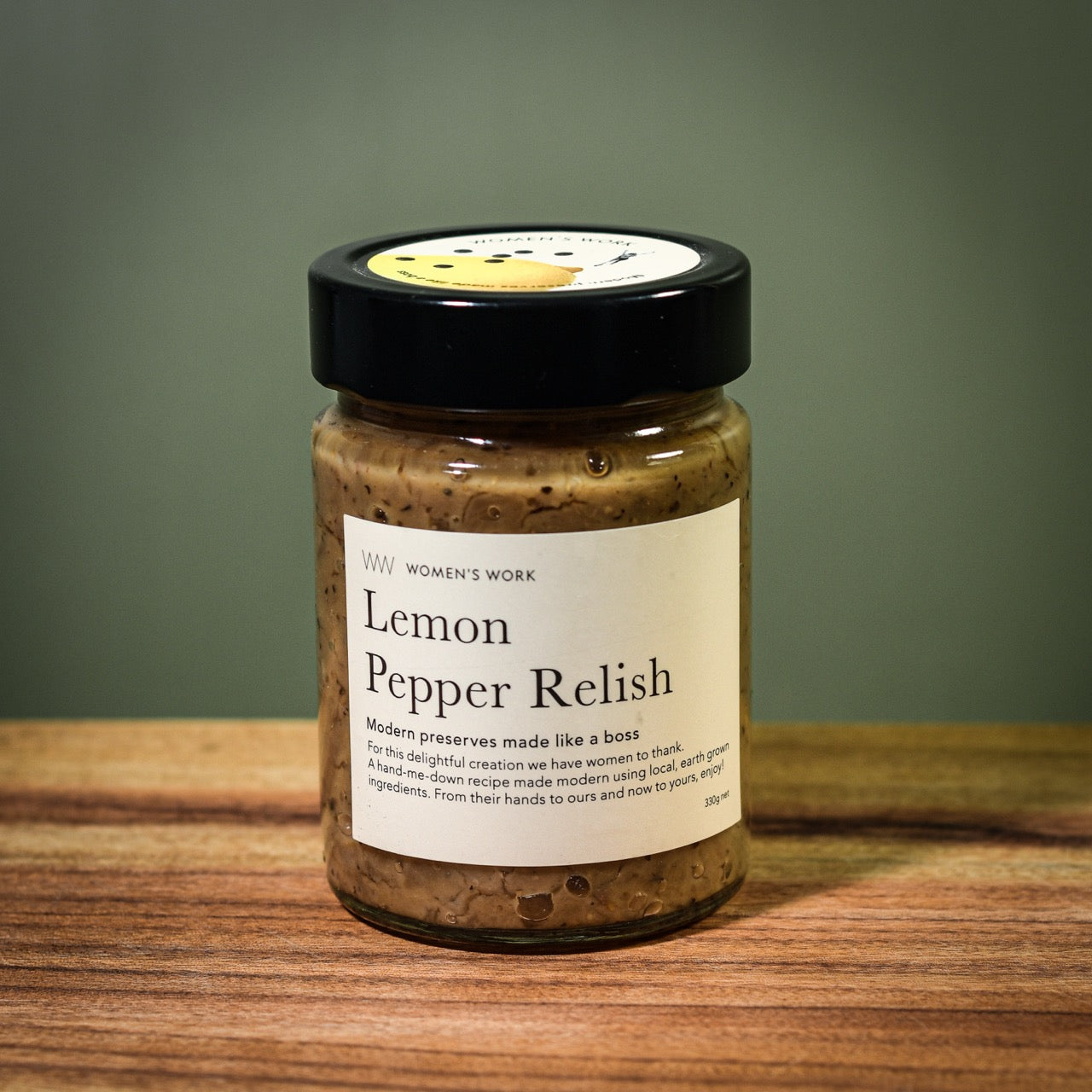 Women's Work Lemon Pepper Relish - The Artisan Cheese Room